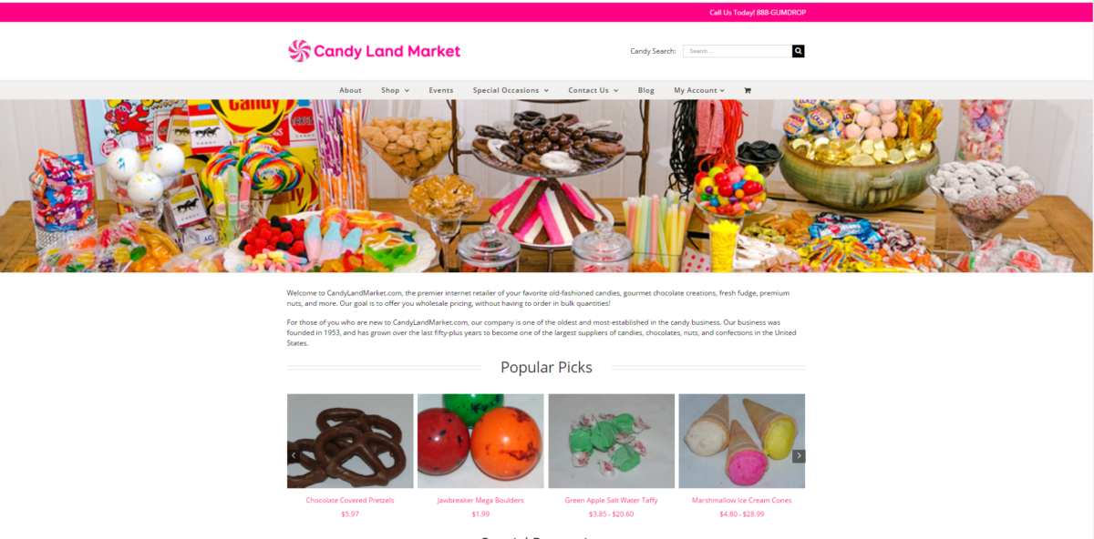 Candyland Market Launches New and Improved Website - Candyland Market